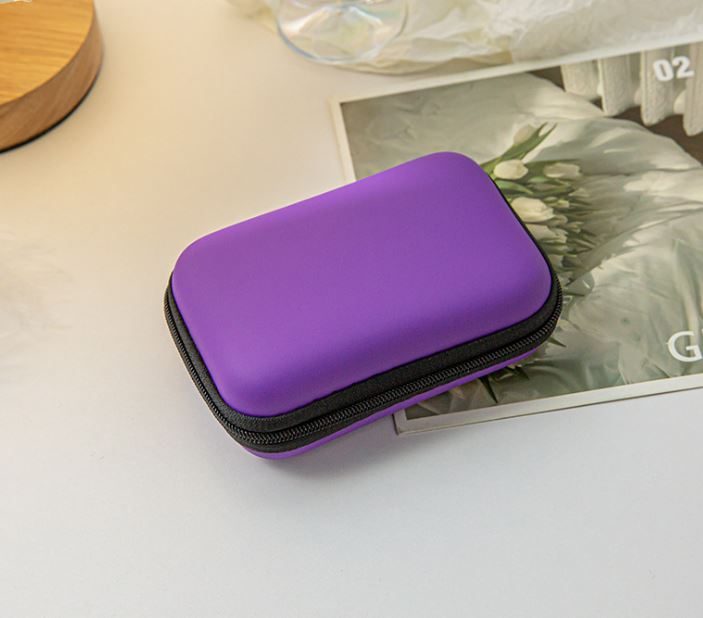 Earphone Bag Travel Organizer EVA Earphone Bag Charging Cable Storage ...