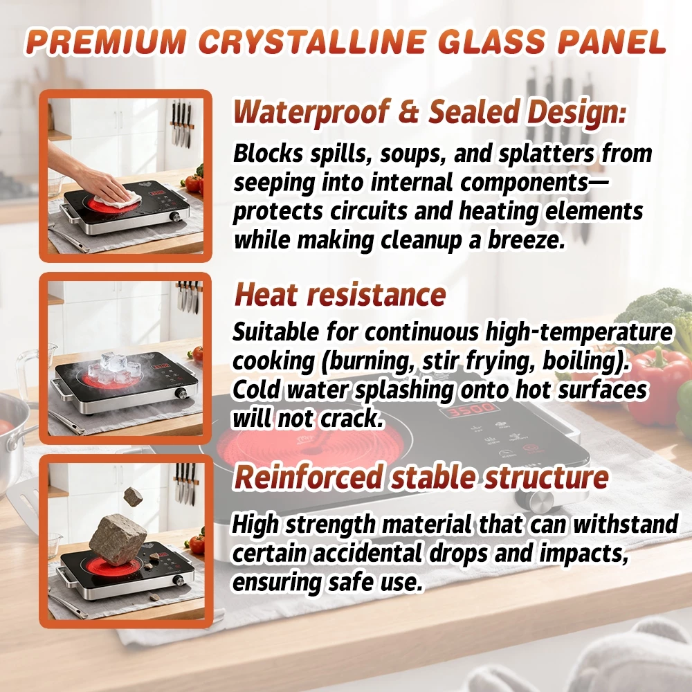 Tefal+Induction Ceramic Cooker 3500W for All Pots Electric Infrared ...