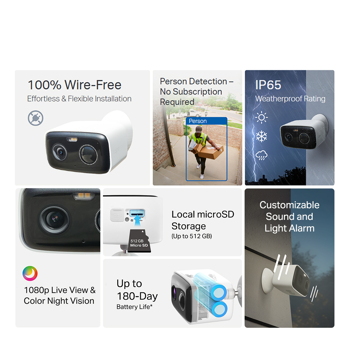 TP-Link Kamera Wi-Fi Luaran Bateri Pintar Tapo C400 – 1080p Full HD ...