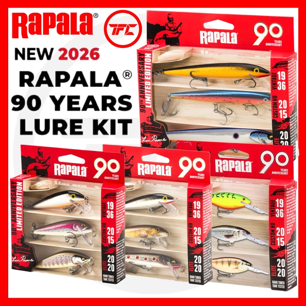 2026 RAPALA 90 Years Anniversary Lure Kit Set Limited Edition 90th ...
