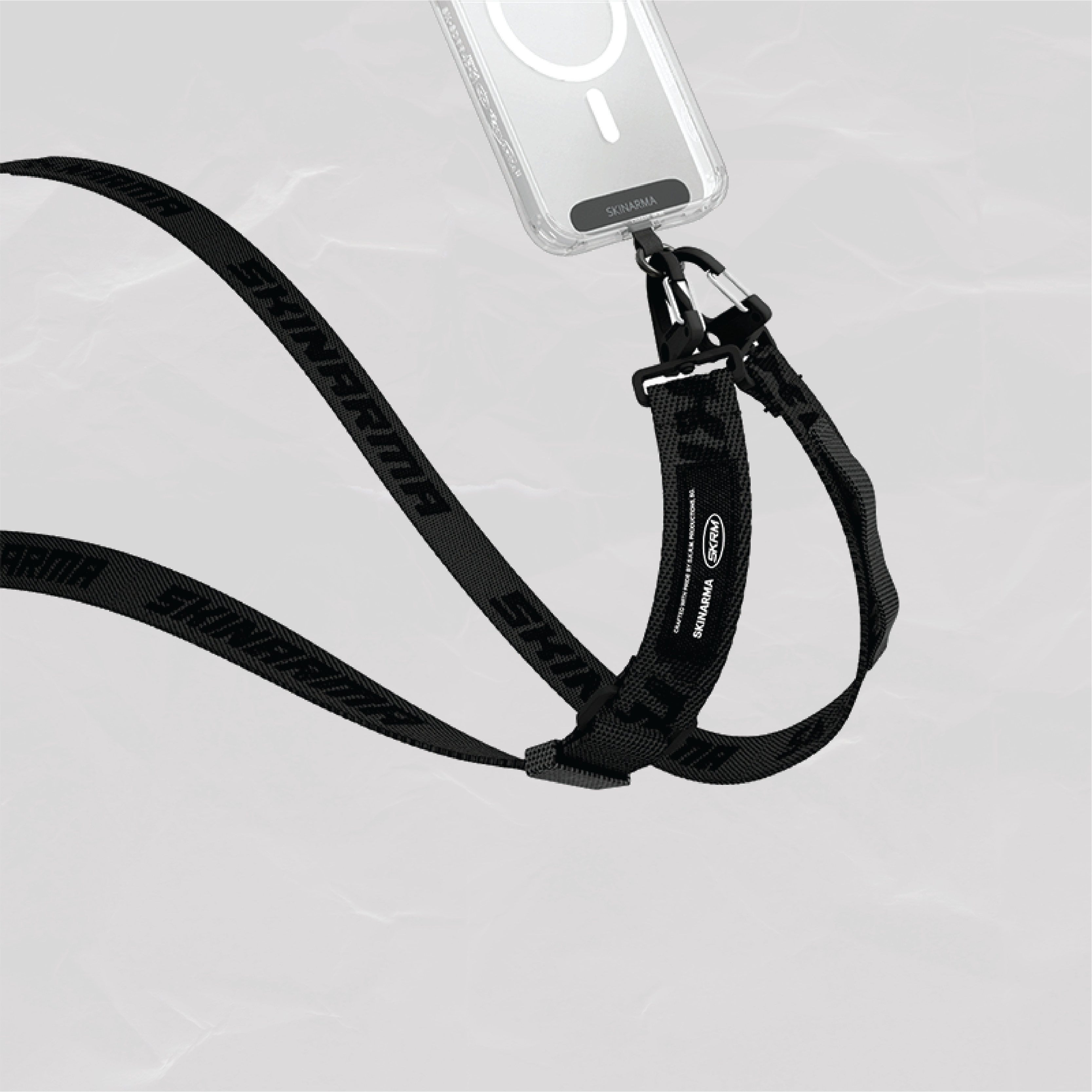 SKINARMA Scout XE Universal Lanyard Nylon (2.54 CM Width) - Black ...