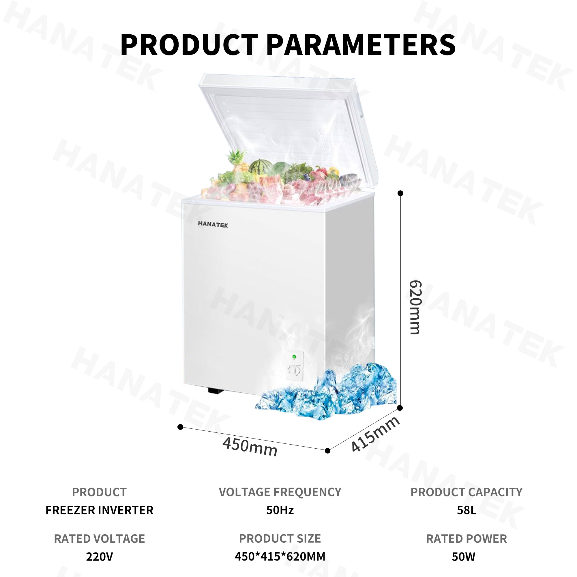Multifunction Inverter Freezer Chest Mini Freezer Multifunction Upright ...