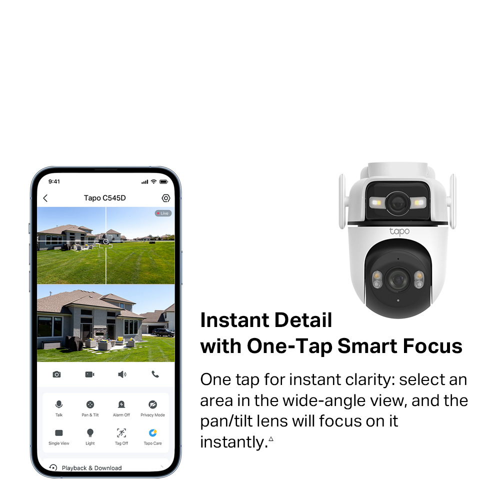 TP-Link Tapo C545D Outdoor Dual Lens 2K 3MP Security Camera | AI ...