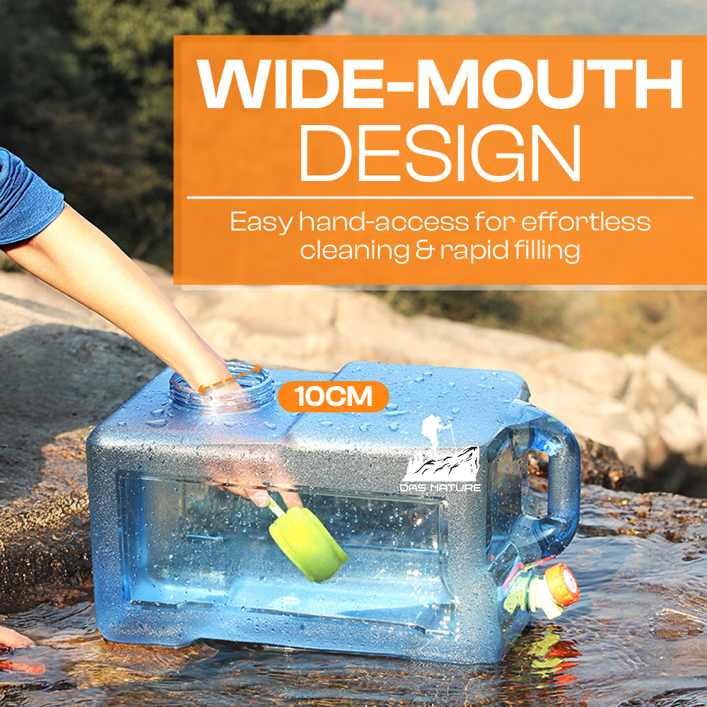 Portable Outdoor Water Barrel Water Bucket Water Tank Container with ...
