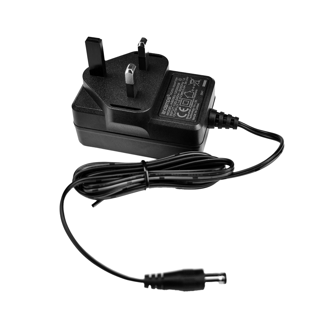 AC DC 12V 3A Power Adapter 3-Pin Plug for NVR Base Unit (5.5x2.1mm ...