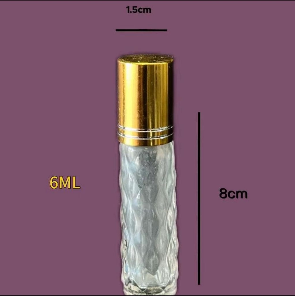 Roll On Roller Botol Kaca Minyak Wangi (6ml) ada (dua) pilihan warna ...