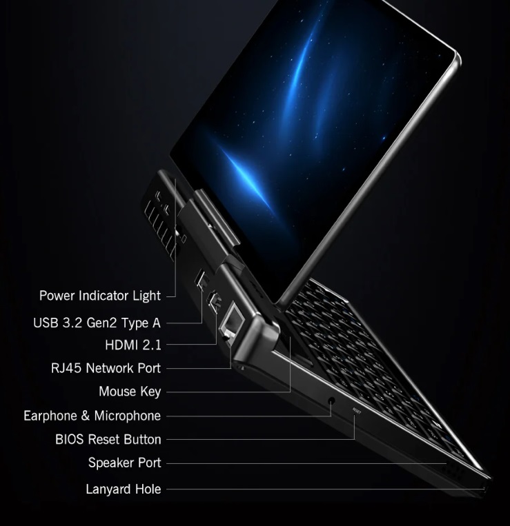 GPD 2025 Micro PC 2 7inch FHD TouchScreen Win11PRO N300 16GBDDR5 512GB ...