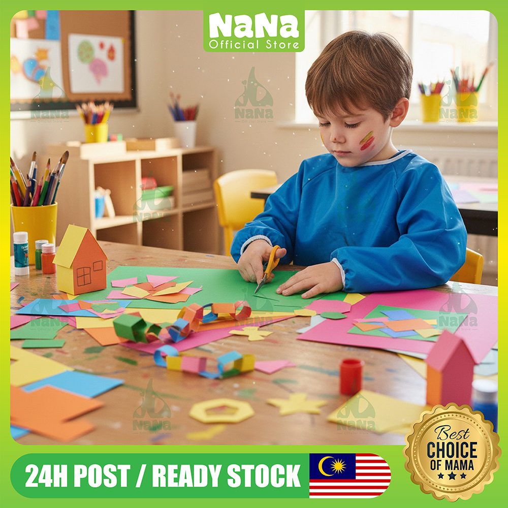 NANA Kids DIY Craft Paper Set Preschool Art Material Color Paper For ...