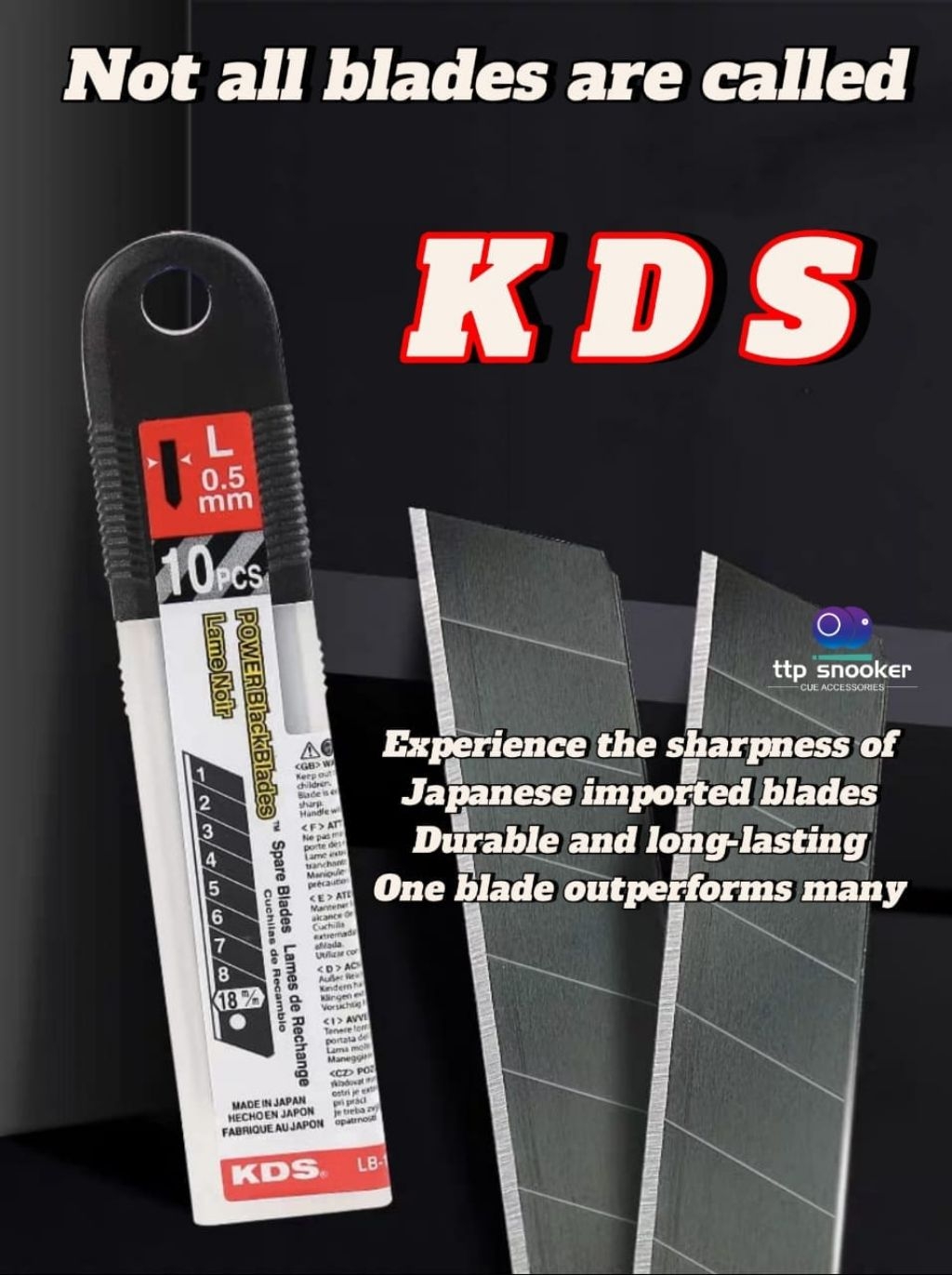 Original japan KDS black steel cue tip cutter-Billiard snooker cue ...