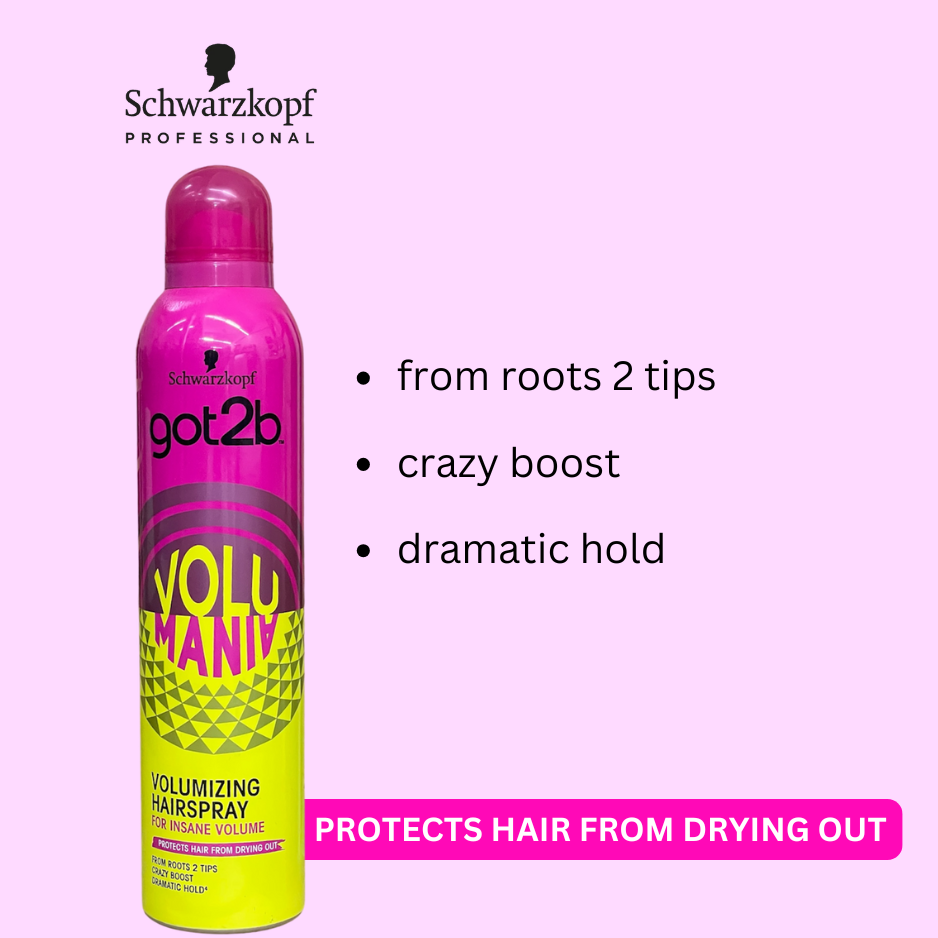 Schwarzkopf got2b Volumizing Hairspray | Shopee Malaysia