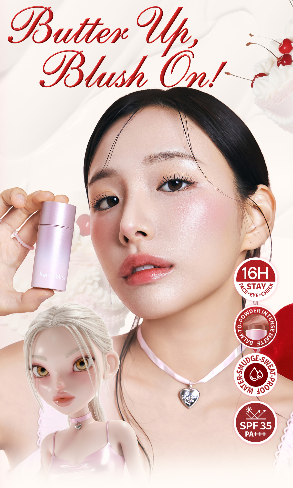 [NEW] BNB barenbliss Butter Up Blush Stick [Vibrant & Long-Lasting ...