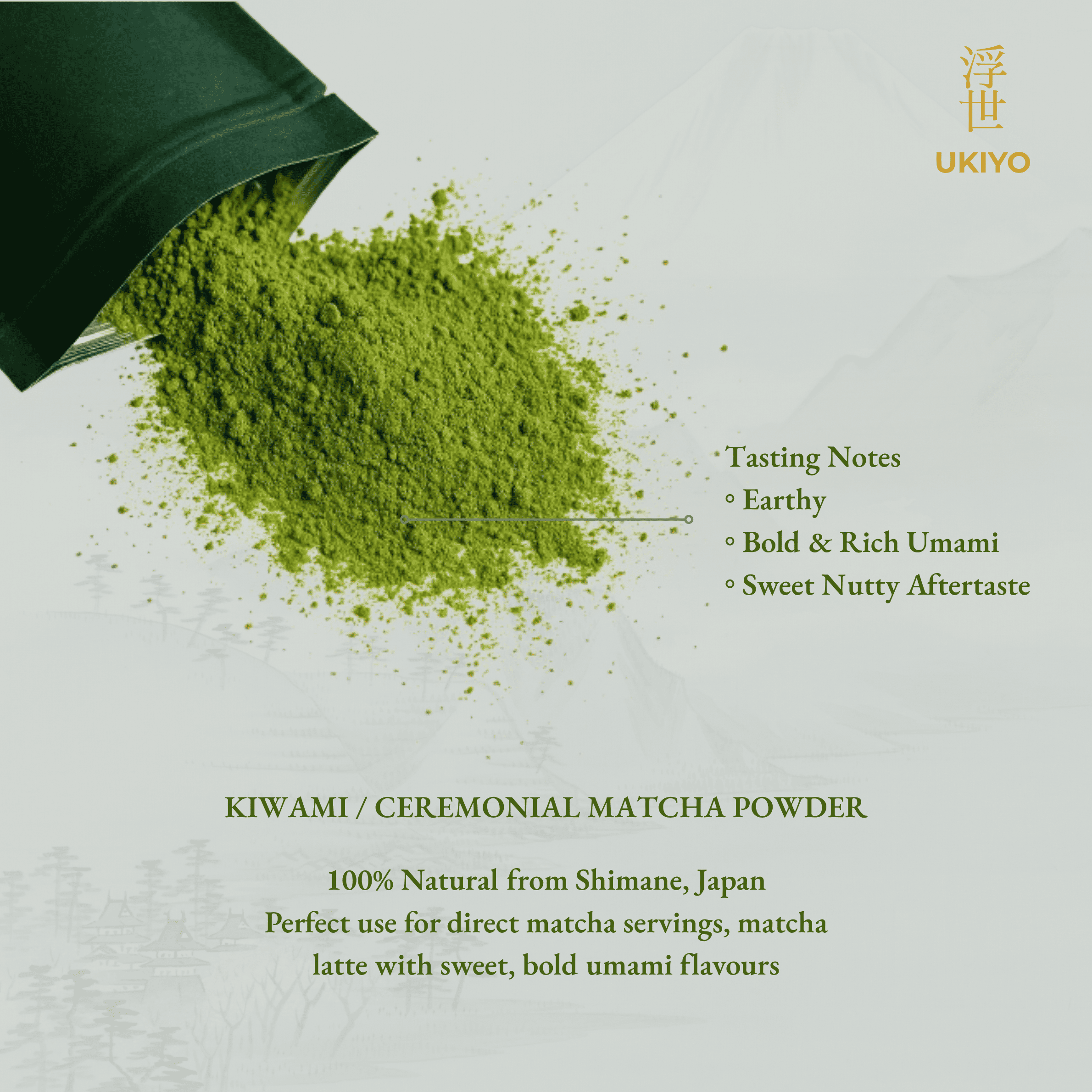 Ukiyo Kiwami Japanese Matcha 50g – Premium Ceremonial Grade | Shopee ...