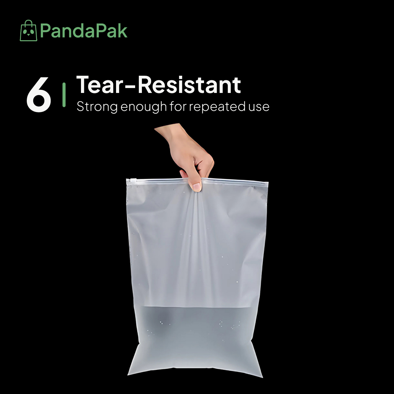 50pcs Ziplock Storage Beg Simpan Baju Pakaian Frosted EVA Zipper Bag ...