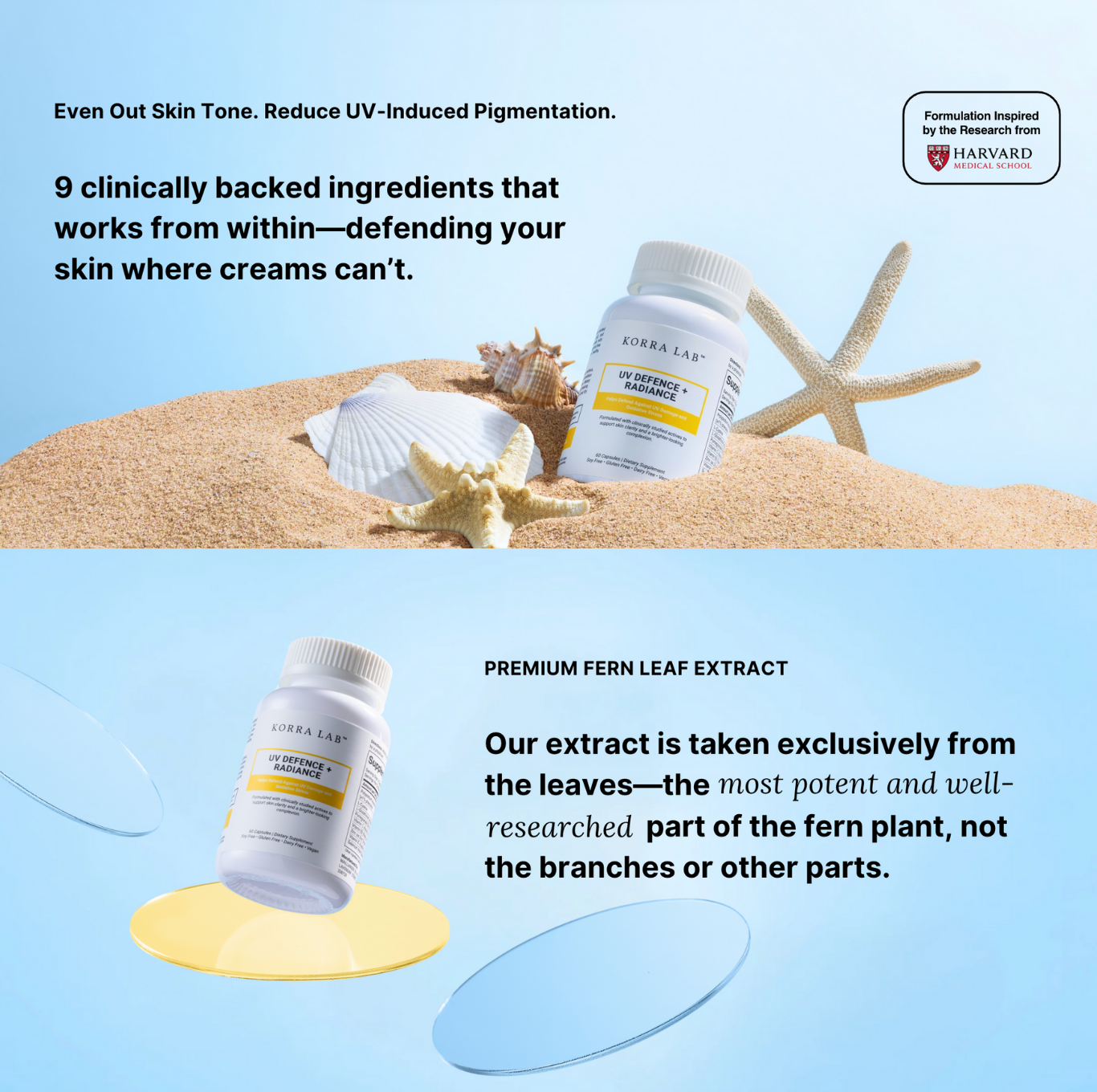 Korra Lab UV Defence Radiance Oral Sunscreen | Hyperpigmentation ...