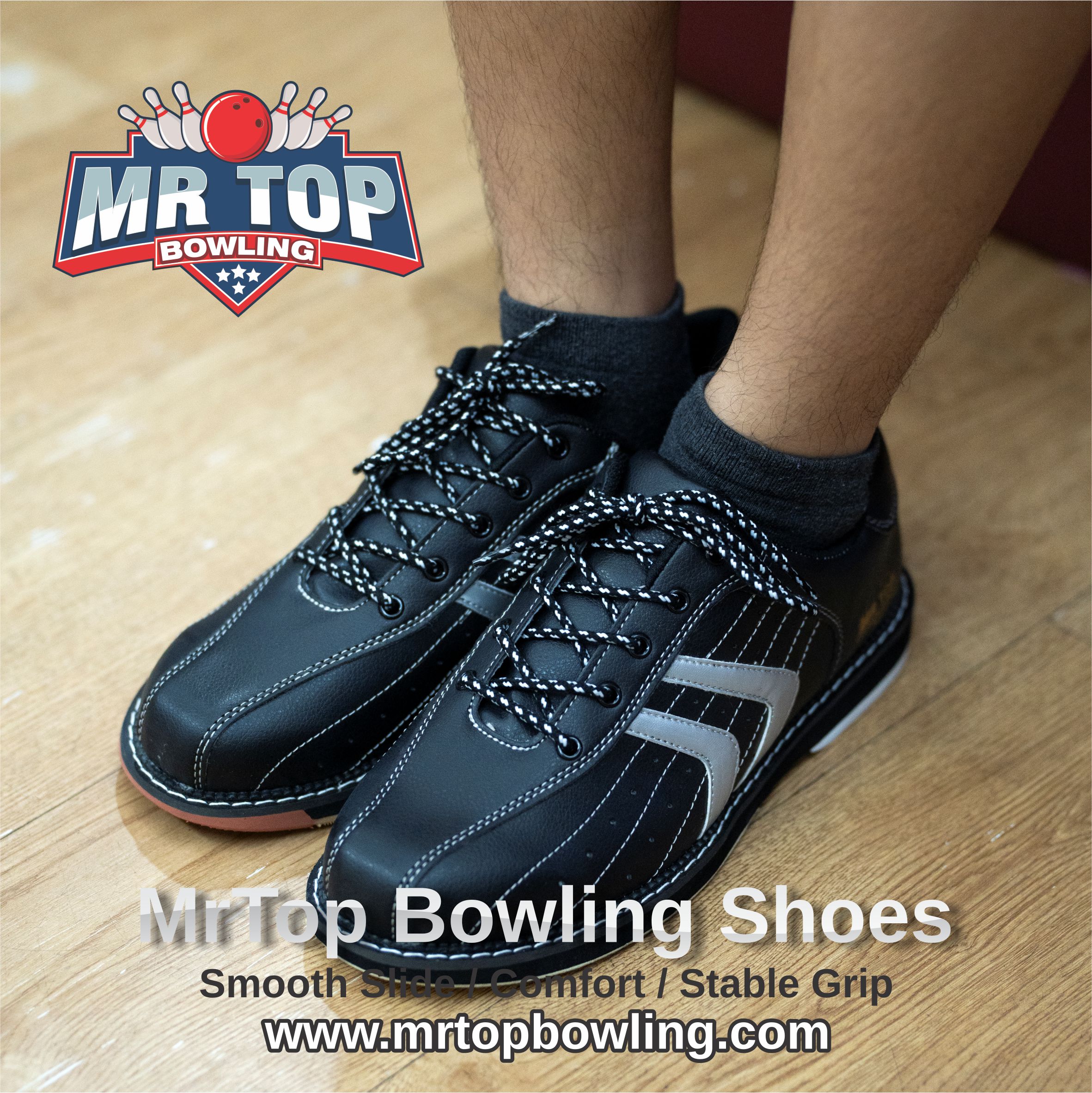 Mr Top Bowling Shoes PRO Bowling Shoe - RIGHT HANDED - Bowling ...