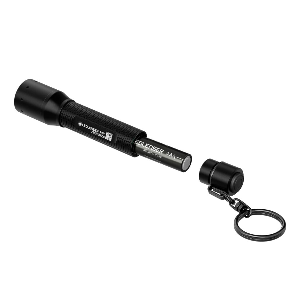 LED LENSER P3R Mini Rechargeable Flashlight 200 Lumens Keyring (100% ...