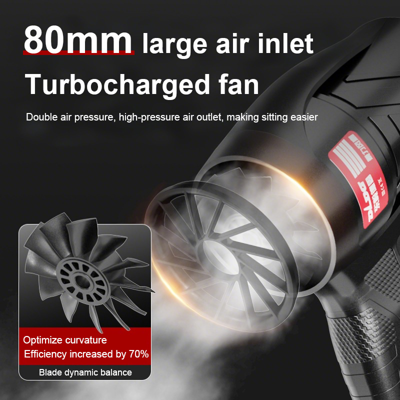 Turbo Jet Blower 15000W High Speed Car Blowers Cordless Handheld Dryer ...