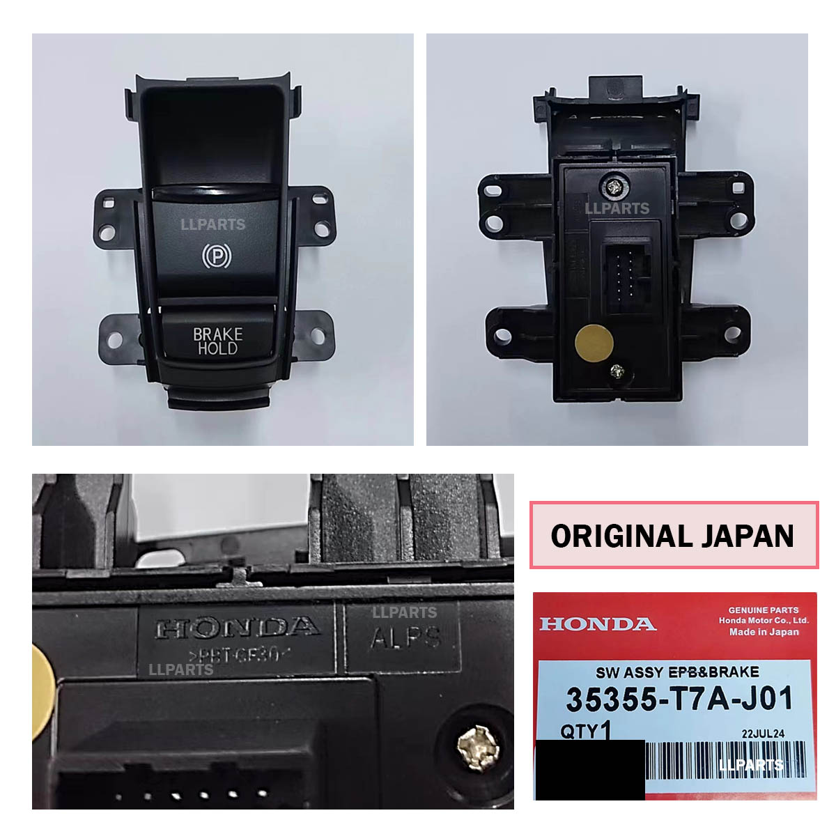 Original Honda HRV HR-V Auto Hand Brake Hold Switch Button Gear ...