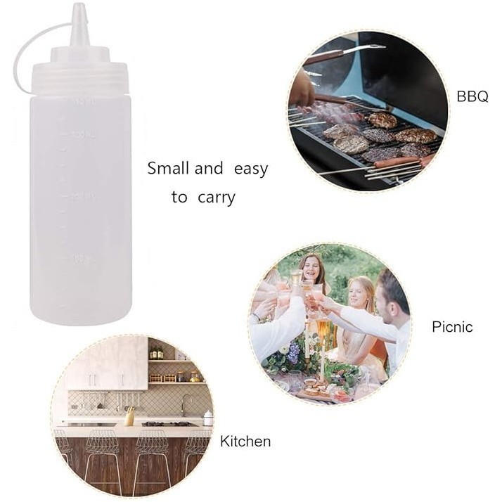 DC Sauce Bottle Tomato Condiment Multipurpose Seasoning Dispenser Tube ...
