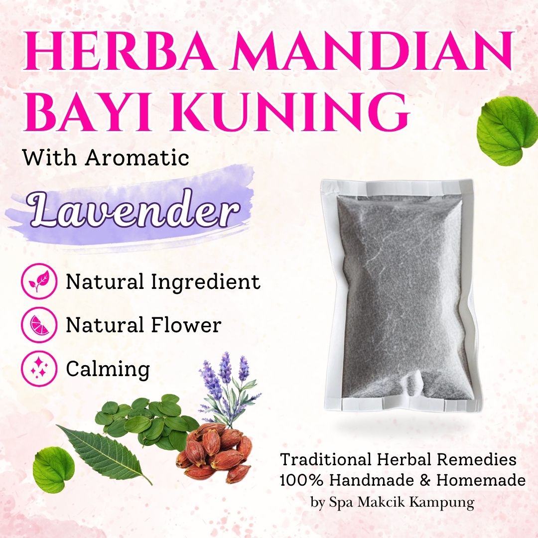 🌼Mandian Bayi Kuning With Lavender - Jaundice Prolong Jaundis Baby Bath ...