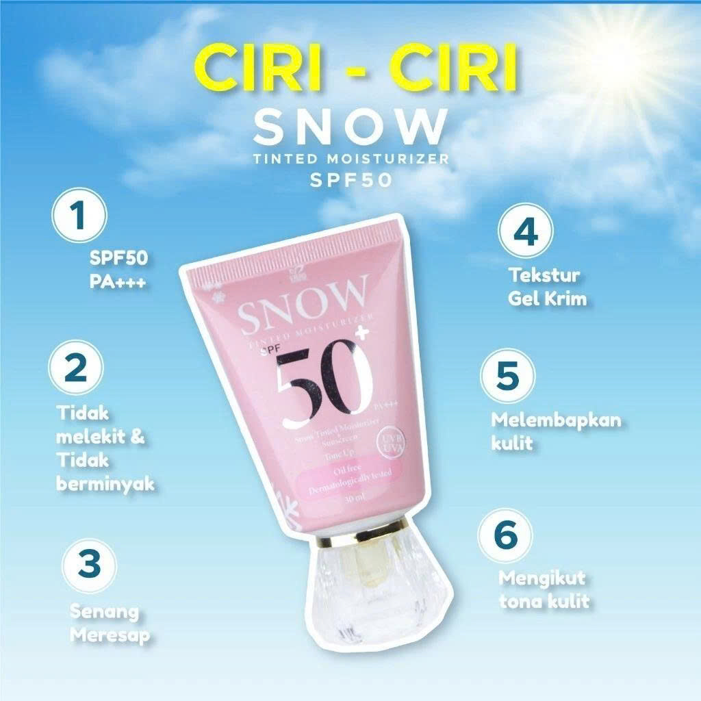 DHERBS Snow Tinted Sunscreen Halal Original SPF50 PA+++ By Aliff Syukri ...