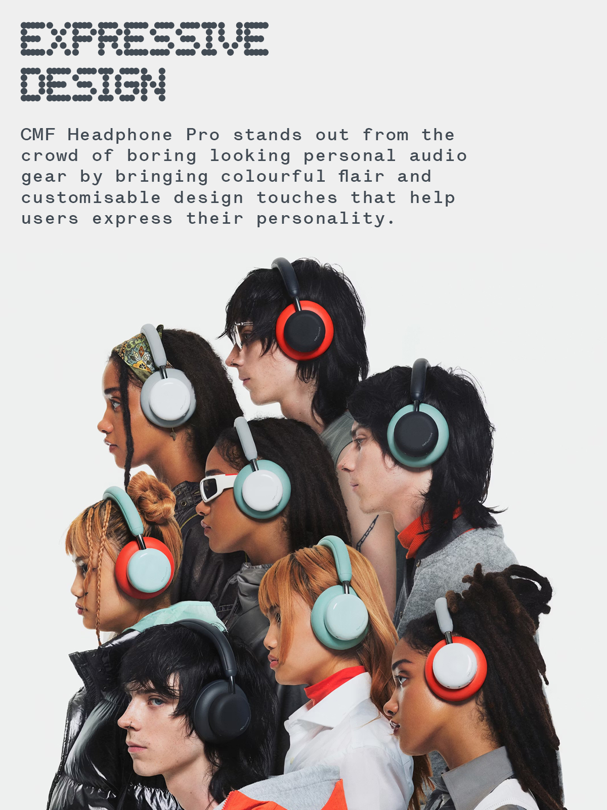 [New] CMF Headphone Pro | Expressive design interchangeable cushions ...