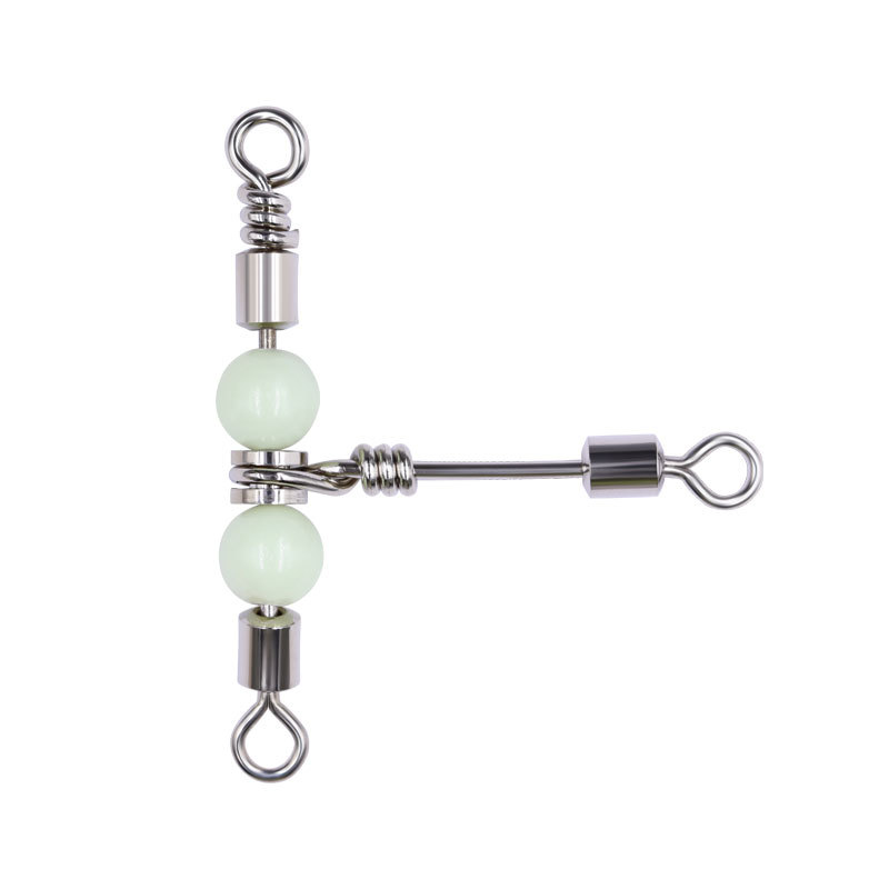 Anh Big 3 way Luminous T-shape Cross-Line Rolling Swivel With Pearl ...