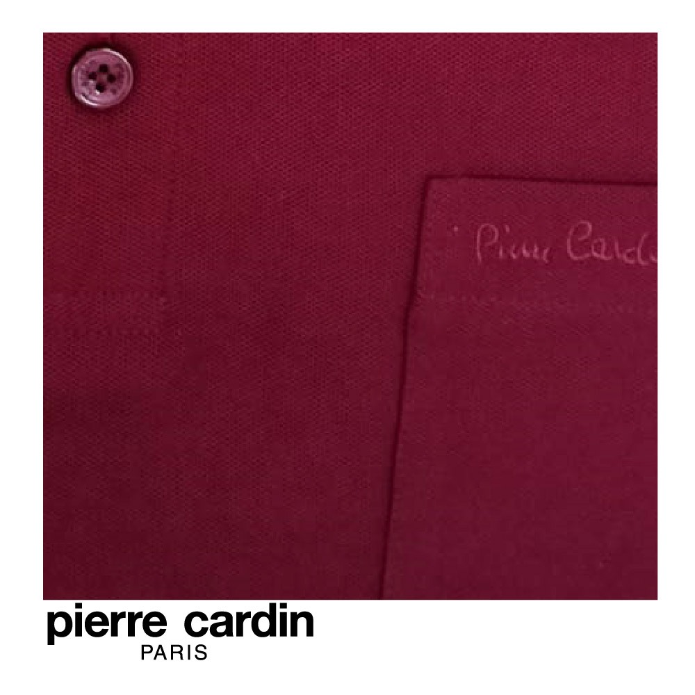 Pierre Cardin Mens Short Sleeve Plain Polo Tee With Pocket (Regular Fit ...