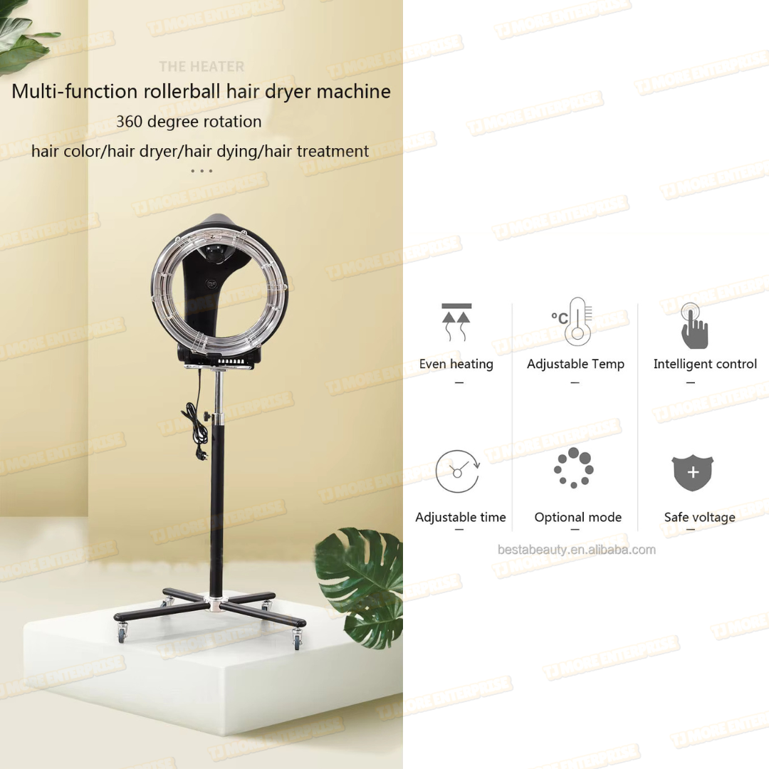 Digital Rollerball Infrared Hair Dryer Salon Hair Treatment Color ...