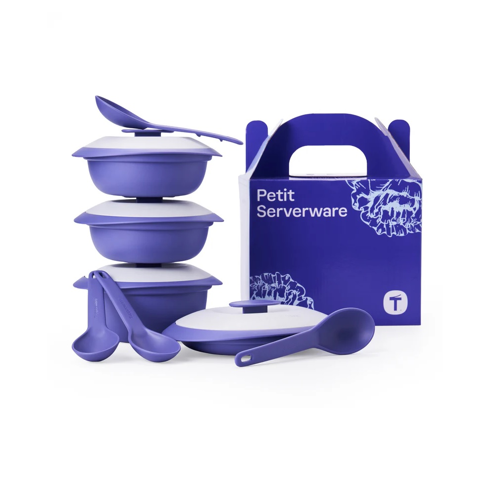 Tupperware Petit Blossom Serveware Gift Set Bekas Hidang Lauk Food ...