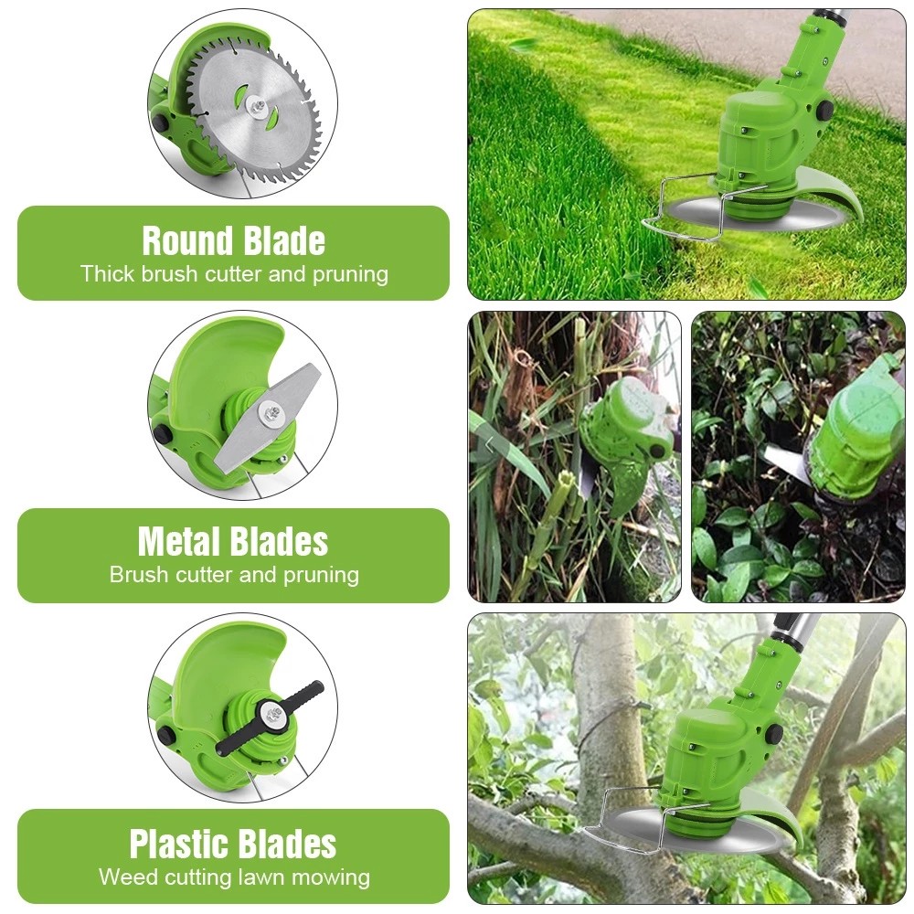ToolVolt Mesin Rumput Bateri Cordless Grass Cutter High Quality ...