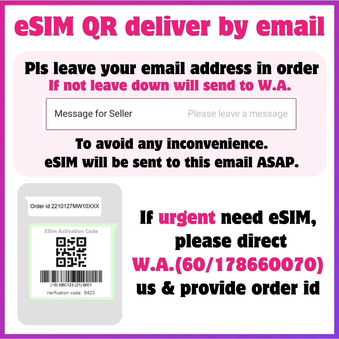 J TRAVEL Malaysia Local eSIM 3-30GB 4G/5G eSIM Malaysia SIM Card Celcom ...