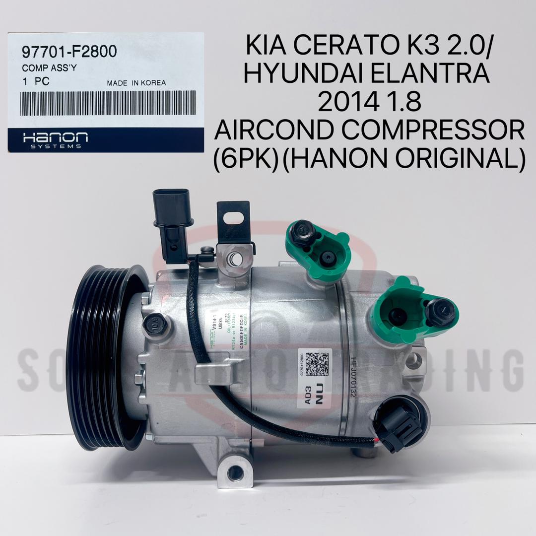 97701-F2800/A5800 (100% HANON ORIGINAL) KIA CERATO 2013 2.0/HYUNDAI ...
