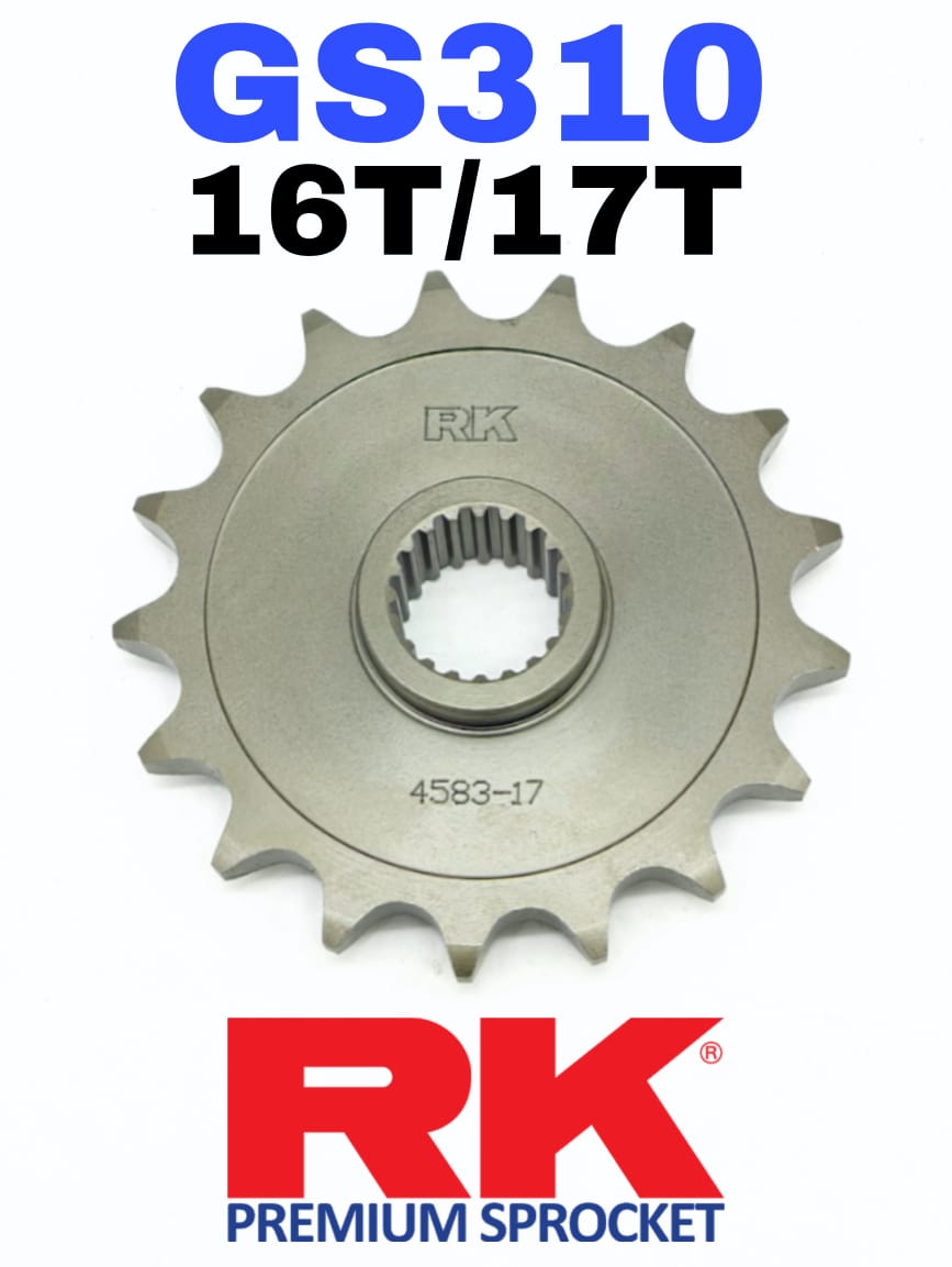 RK Sprocket Set BMW G310R G310GS 520 KRX X-Ring Black Chain Gold Chain ...