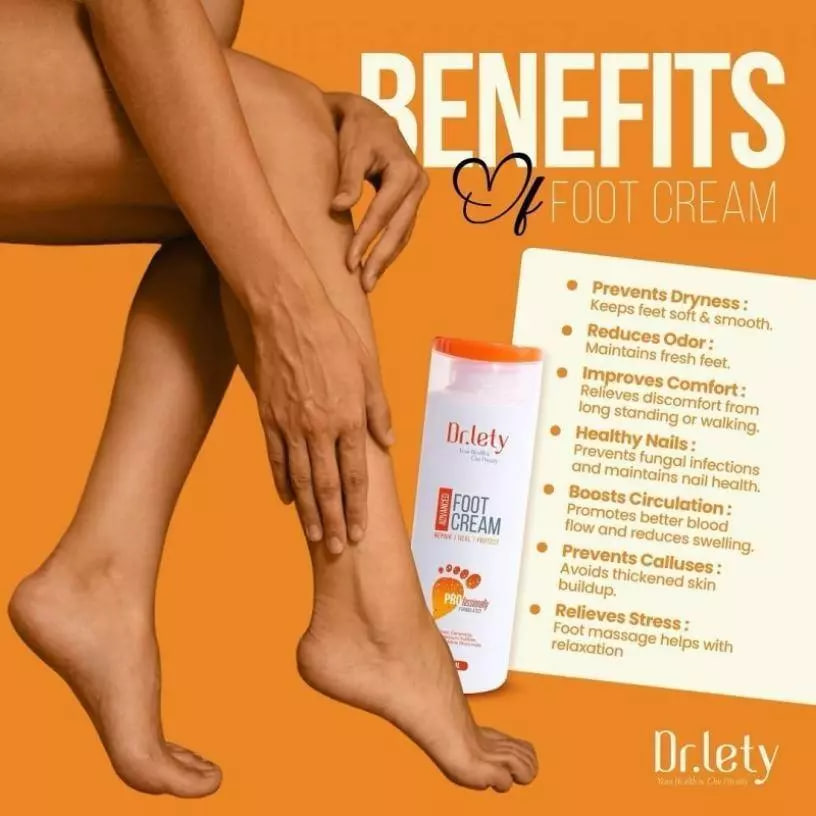 DR LETTY FOOT CREAM | KRIM UNTUK KAKI 180ML ORIGINAL HQ | Shopee Malaysia