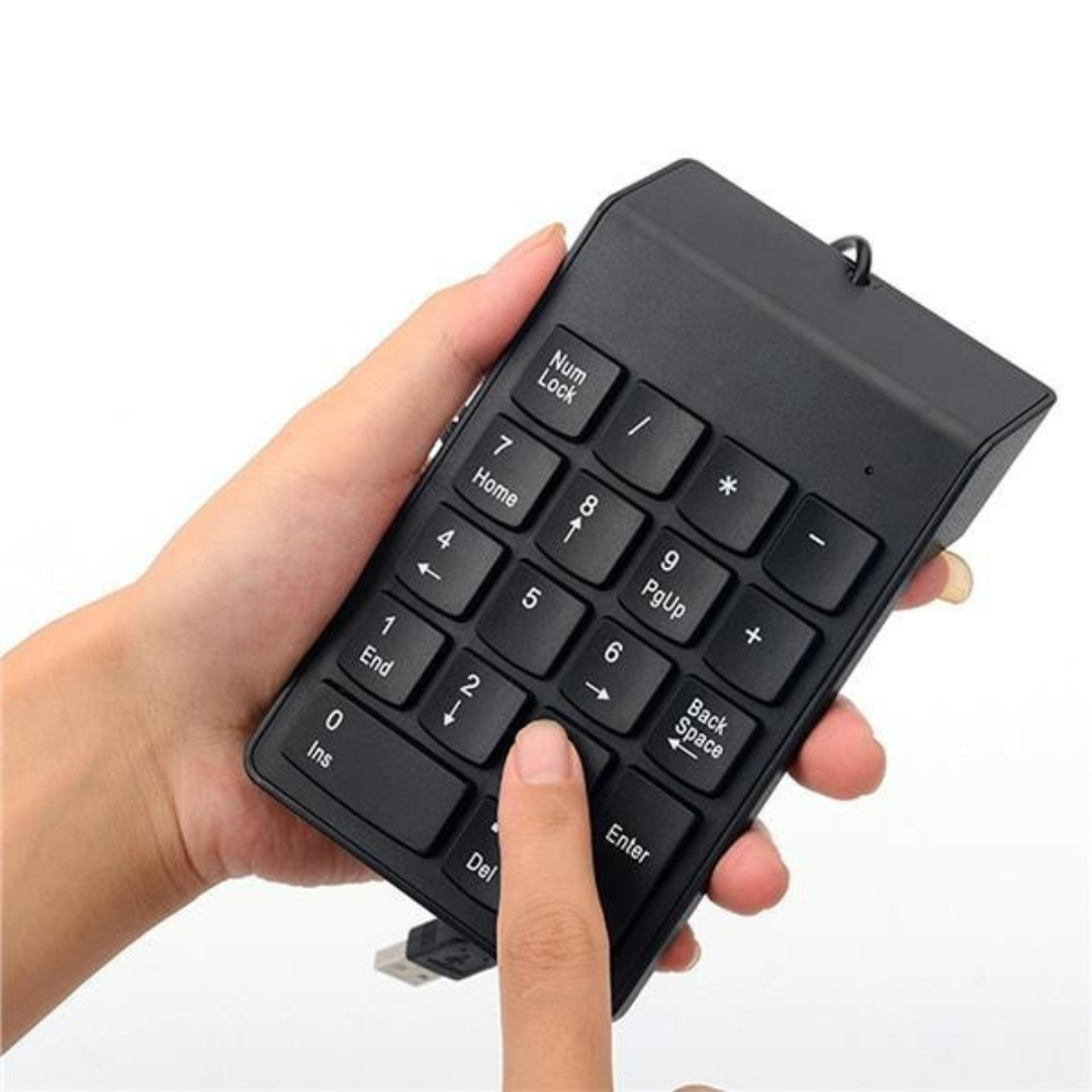 Universal Mini Wired USB Numeric Keypad Slim Digital Number Pad ...