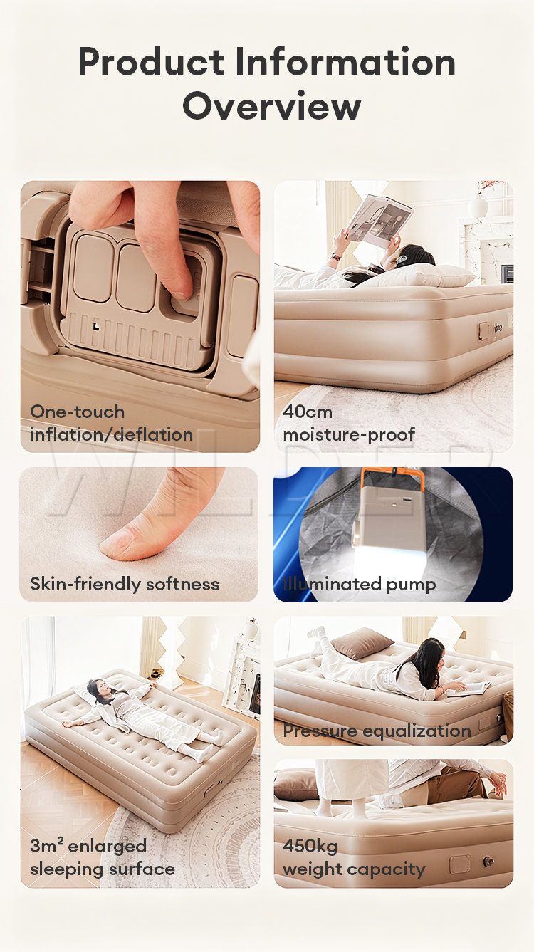 Inflatable Air Bed Double/King 40CM with Electric Pump Tilam Angin ...