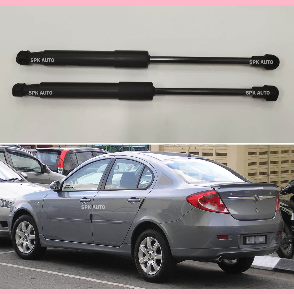 Proton Persona Boot Absorber Rear Bonnet Damper Gas Spring Set Tailgate ...