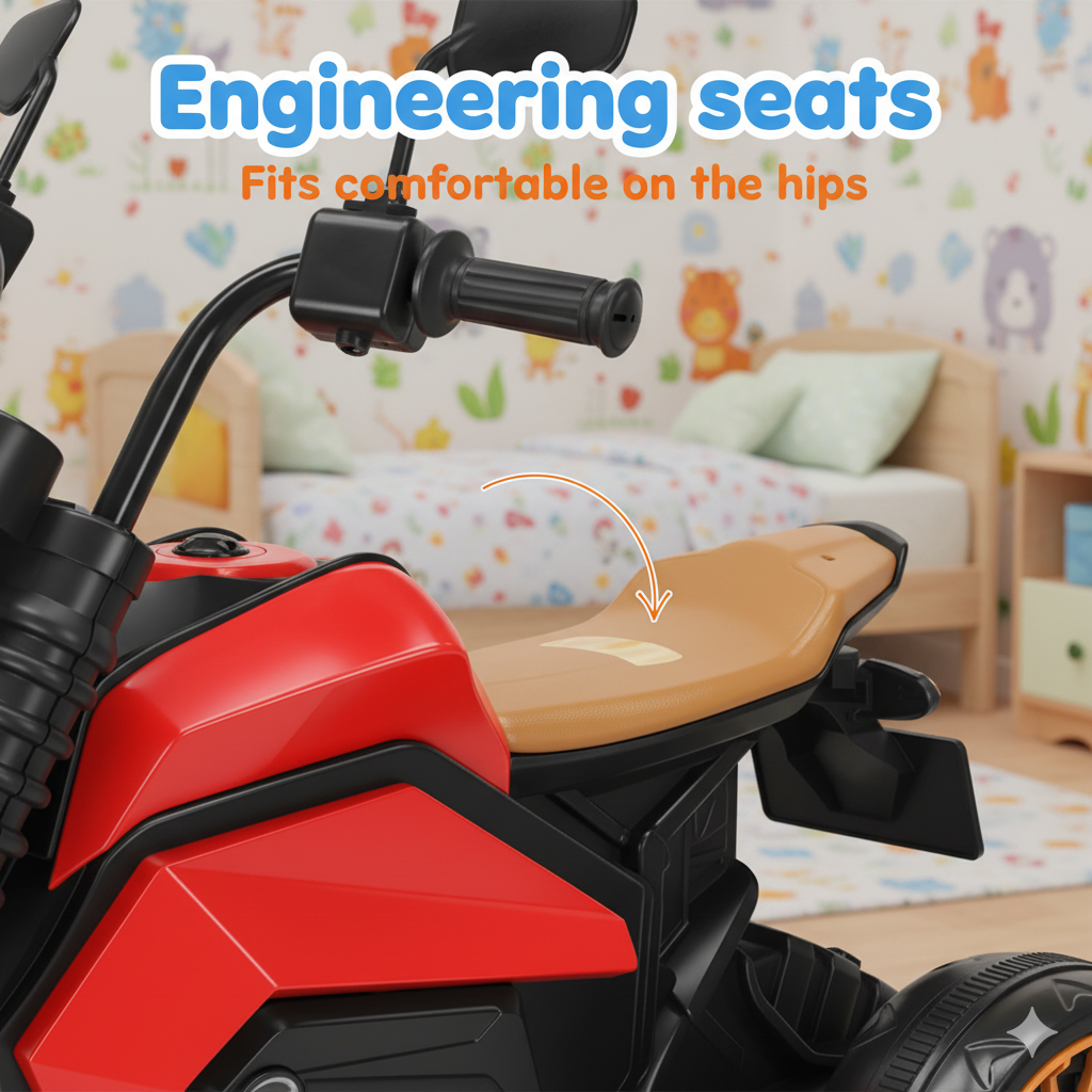 Beige Motor Elektrik Motor Kereta Budak Mainan Motorbike for Kids ...