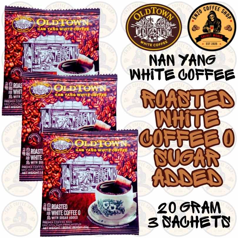 OLDTOWN IPOH NAN YANG WHITE COFFEE ROASTED WHITE COFFEE O SUGAR ADDED ...