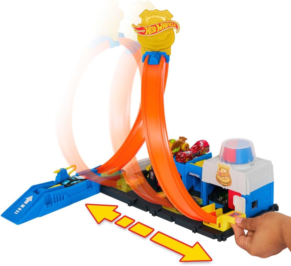 Hot Wheels City Super Police Station (JBM71) | Shopee Malaysia