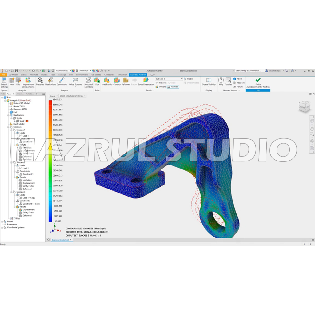 Au-t0-desk Inventor Nastran 2026 R0 / 2025 R1 / 2024 / 2022 / 2020 x64 ...