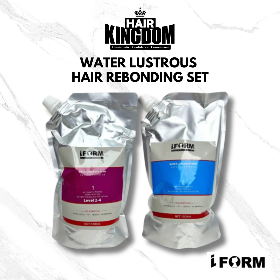 IFORM Water Lustrous Hair Rebonding Set Level 2-4,5-7,8-9 Normal Colour ...