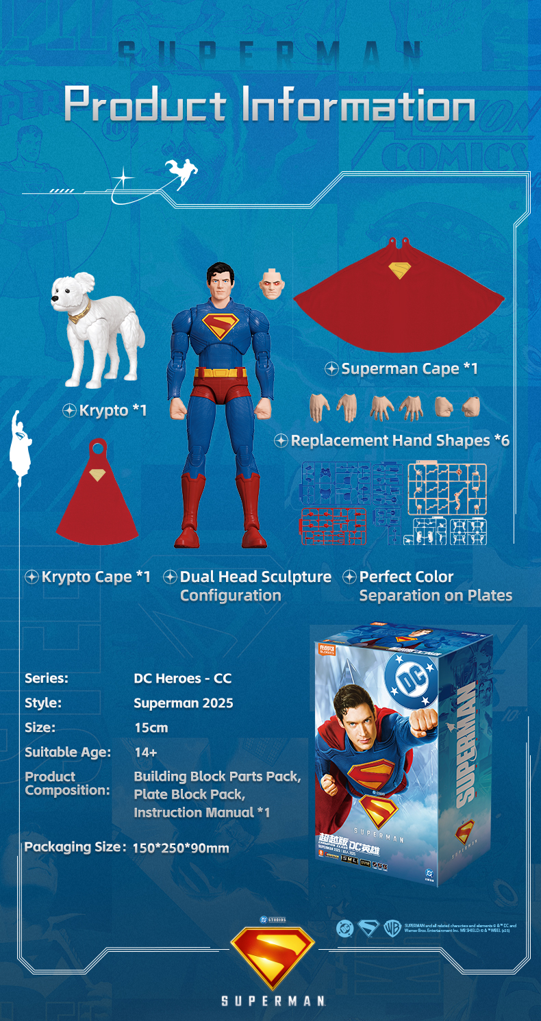 BLOKEES DC Superman 2025 Champion Class Figure | Shopee Malaysia