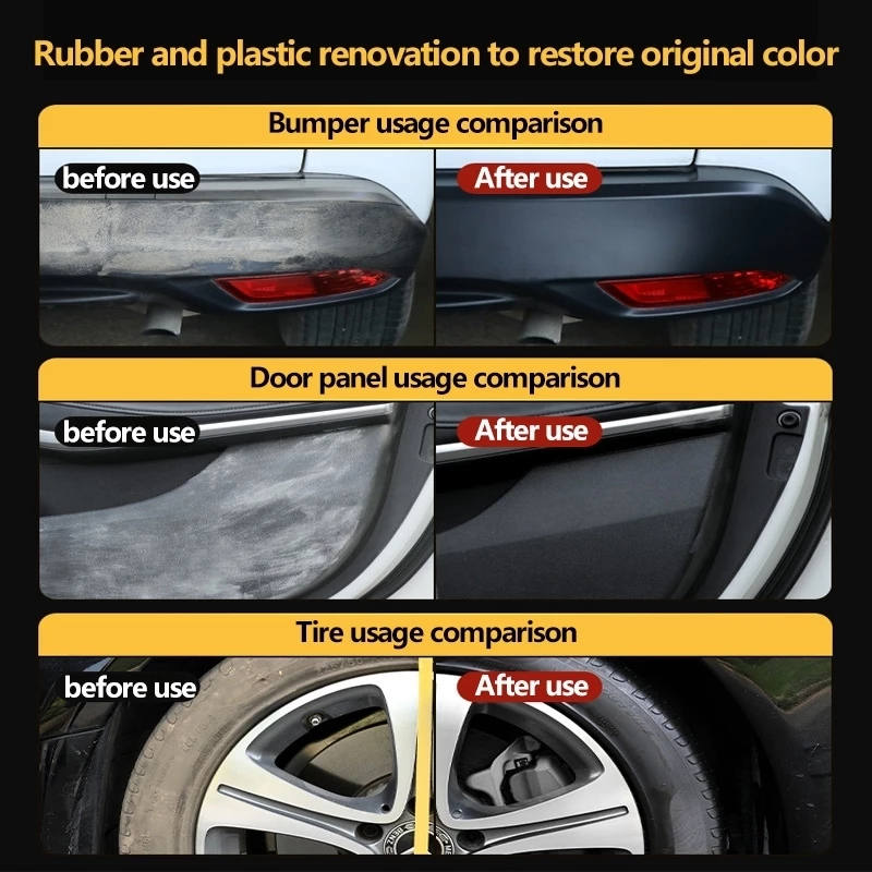 🔥【New Version Up】Hight Qualitycar Plastic Restore Rubber Plastic ...