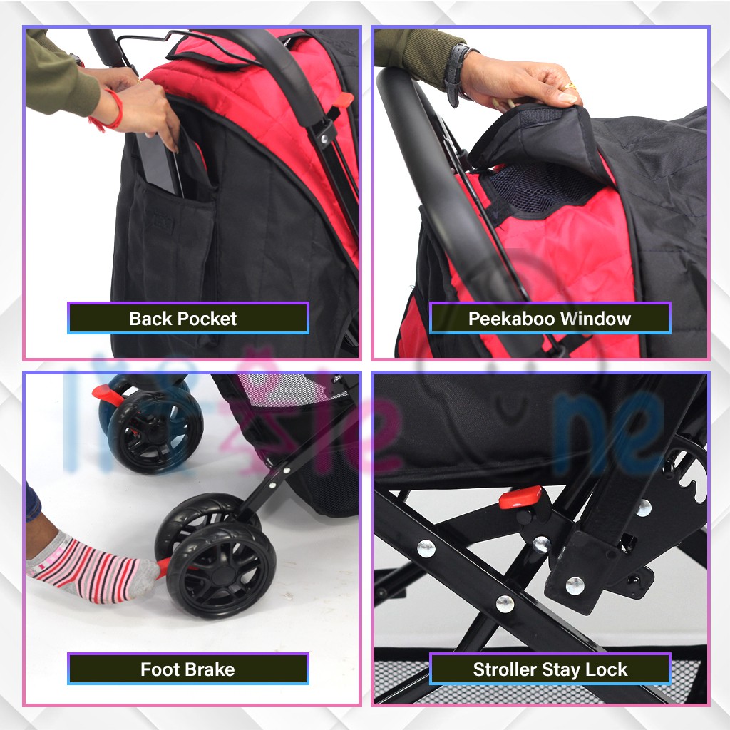 LITTLE ONE 8008 BEST SELLER T wo Way FacingBaby Stroller CompactCabin ...