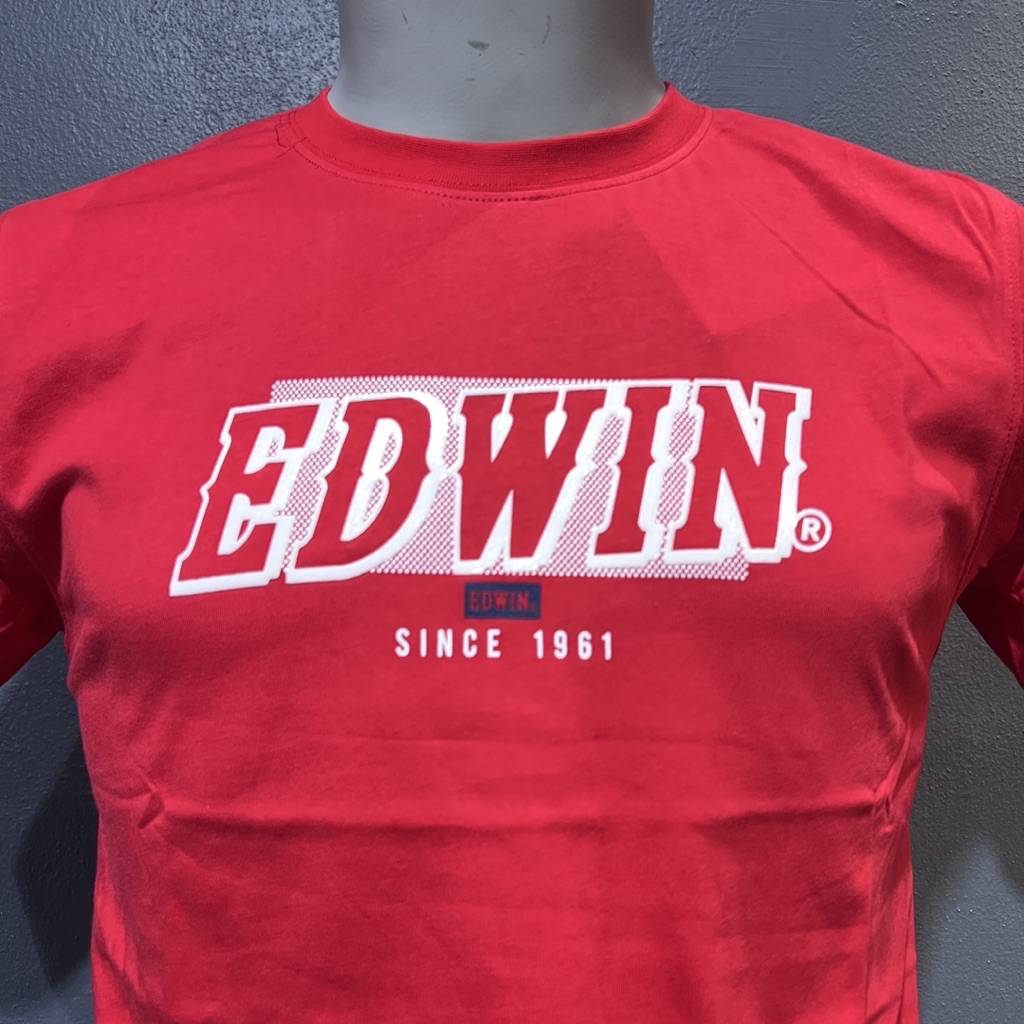 🔥New Arrivals🔥 EDWIN® Men’s Signature Logo Printing T-Shirt ( 7480 1955 ...