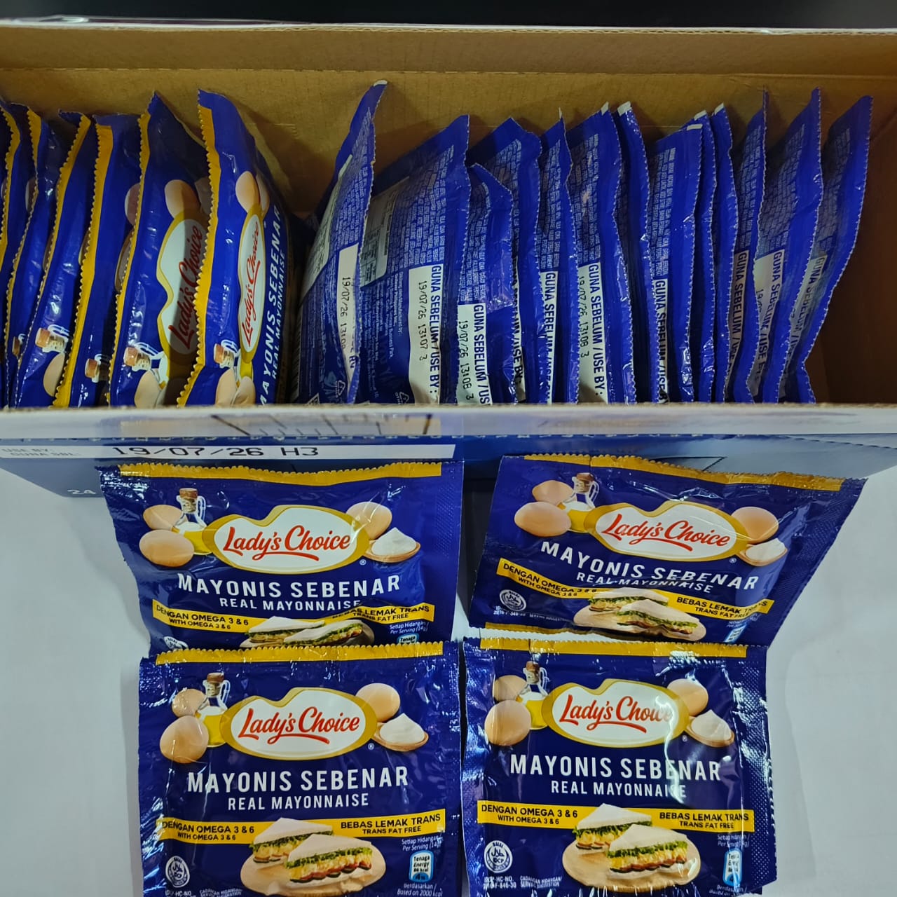 40ML X 24 MAYONIS SEBENAR LADY'S CHOICE | Shopee Malaysia