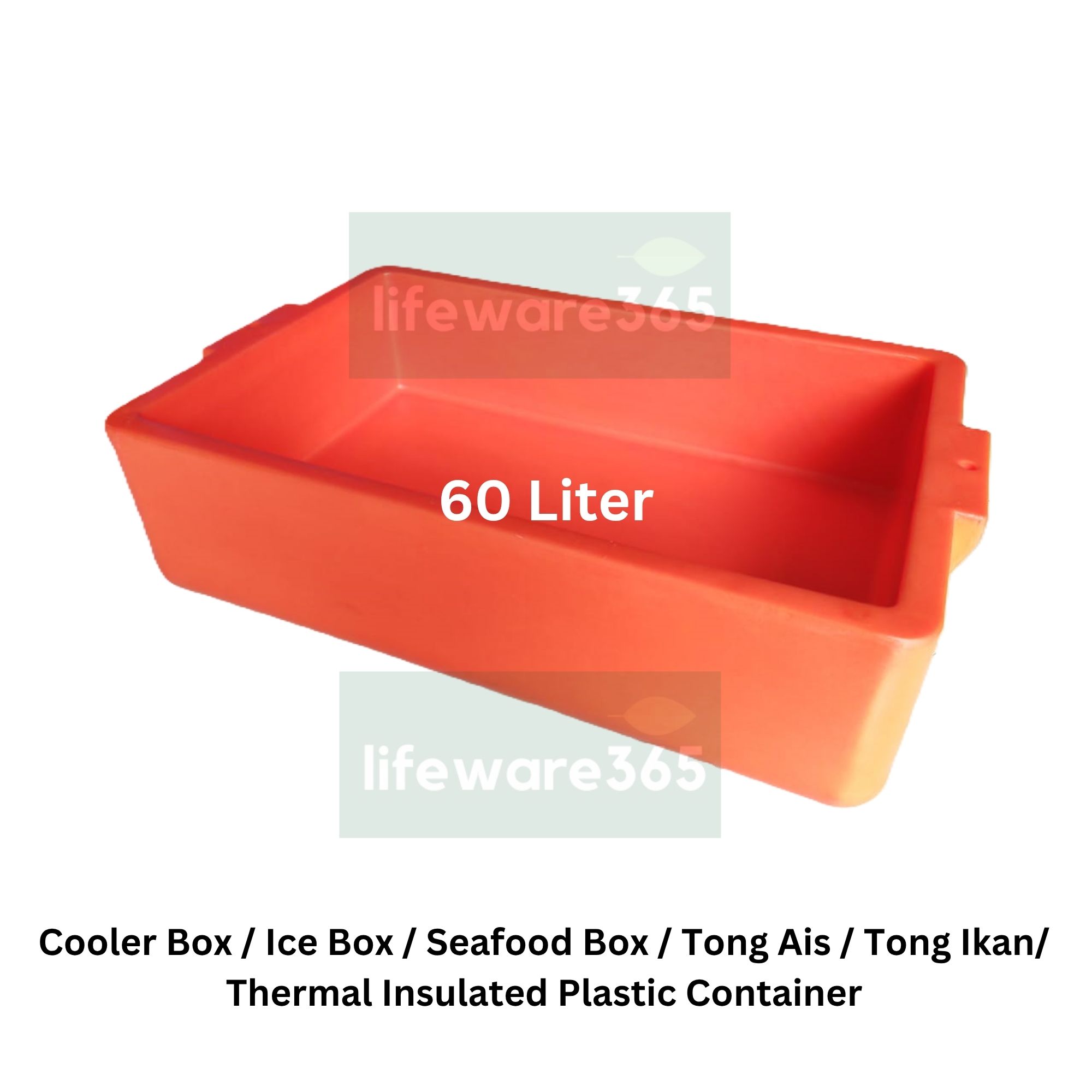 60L T-Series Heavy Duty Cooler Box / Tong Ais / Tong Ais Oren / Tong ...