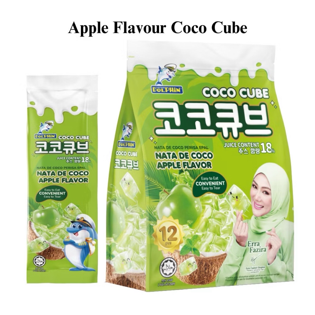 Captain Dolphin Coco Cube Nata De Cube Coco Nata Decoco Jeli Drinkable ...